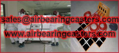 China Air bearings casters applied on nuclear power station for sale
