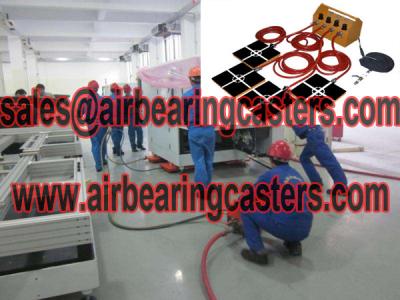 China Cleaning room machinery mover air casters details for sale