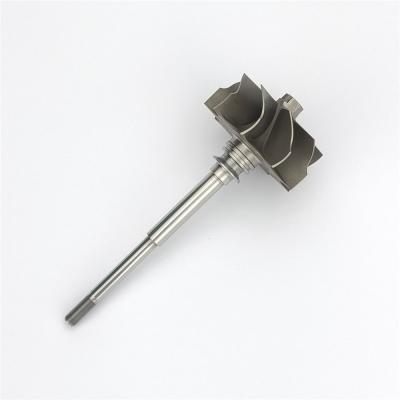 중국 RHF5H 터빈 휠 샤프트 VF34 인듀서 53mm 추출기 40.1mm 9 블레이드 터보 충전기 판매용