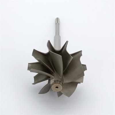 중국 HX40 터보 업그레이드 5 + 5 블레이드 터빈 휠 샤프트 3595245 3792521 4038409 4032790 4041180 터보 충전기 판매용