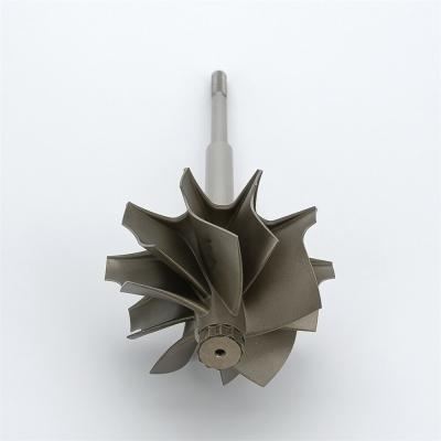 중국 HX40W 터보 업그레이드 5+5 블레이드 터빈 휠 샤프트 3596226 4050572 판매용