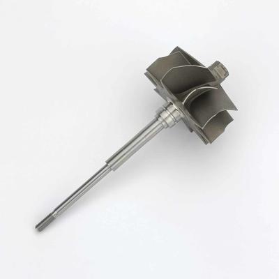 중국 MS-TECH 터보 GTP38 업그레이드 터빈 휠 샤프트 Ind 76.2mm Exd 69.8mm 블레이드 5+5 판매용
