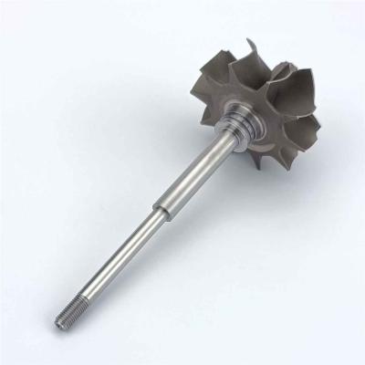 China MS-TECH RHF55 OE sizes new casting Turbine Wheel Shaft Ind 56mm Exd 50.95mm Blades5+5 for Turbo Upgrades for sale