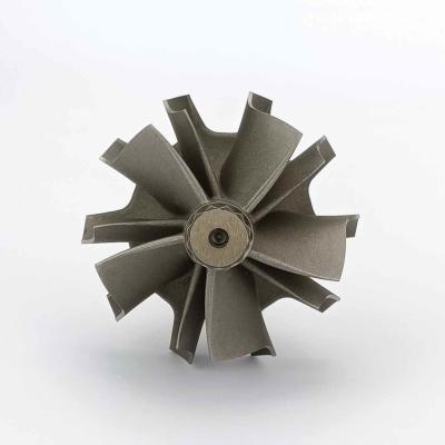 中国 MS-TECH トルボ RHF5H タービンホイールシャフト RHF5B VZ60 イン 53mm エクスド 46.5mm ブレード5+5 トルボアップグレード 販売のため
