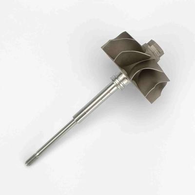 중국 MS-TECH 터보 GTP38R 터빈 휠 샤프트 445604-614 739619-5004 에 맞게 76.2mm IND Exd 67.73mm 블레이드 판매용