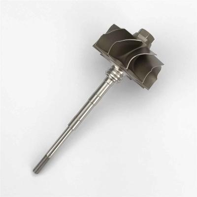 中国 MS-TECH トルボ GT30R-9B トルビンホイールシャフト イン 60mm エクスト 55mm ブレード 10 販売のため