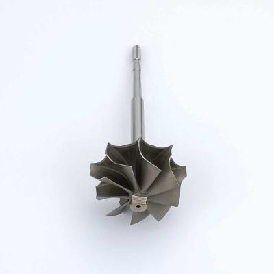 Cina MS-TECH Turbo K26/K27 Turbina Arco della ruota Ind 64,4 mm Exd 54,55 mm Lame 9 lunghezza 145,5 mm in vendita