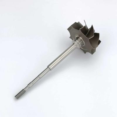 Cina MS-TECH Turbo K26/K27 Turbina Arco della ruota Ind 64,4 mm Exd 54,55 mm Lame 9 lunghezza 145,5 mm in vendita