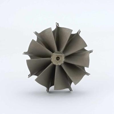 Cina MS-TECH Turbo K26/K27 Turbina Arco della ruota Ind 64,4 mm Exd 54,55 mm Lame 9 lunghezza 145,5 mm in vendita