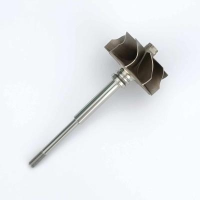 China MS-TECH Turbo T67 Turbine Wheel Shaft Ind 61,5 mm Exd 54 mm Blades 9 Lengte 121,5 mm for sale