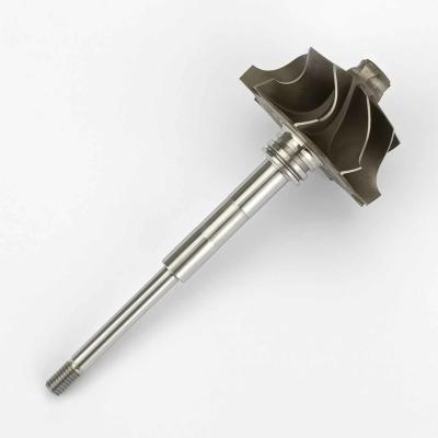 중국 MS-TECH 터보 T2 터빈 휠 샤프트 435354-0010 Ind 53mm Exd 38.55mm 블레이드9 판매용