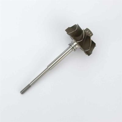 중국 MS-TECH 터보 S100 터빈 휠 샤프트 318167 318281 11539880003 핏 터보 Ind 52.65mm Exd 45mm 블레이드9 판매용