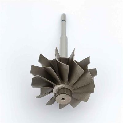 중국 MS-TECH 터보 HX40 터빈 휠 샤프트 3522880 3525127 핏 터보 Ind 76mm Exd 67mm 블레이드12 판매용
