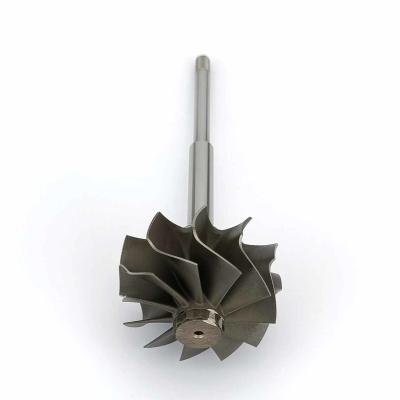 중국 MS-TECH 터보 RHF55 터빈 휠 샤프트 VF30 VF35 피트 터보 IN 53mm EXD 48.1mm 블레이드 11 판매용