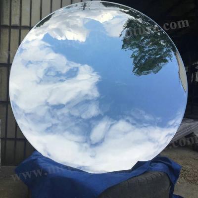China Polished Circle 316L Stainless Steel Art Sculptures High Gloss For Indoor Decoration for sale