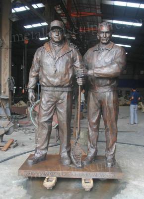 China Western Figure Statues Cast Bronze Sculpture Creative Life Size Garden for sale