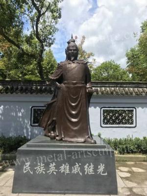 China High Lifelike General Hero Statue Antique Bronze Statues For Yard Decoration for sale