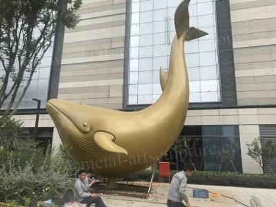 China Modern Style Large Metal Art Sculptures , Stainless Steel Garden Sculptures for sale