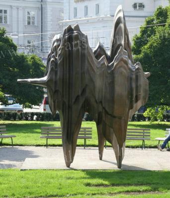 China Outdoor Decoration Corten Steel Sculpture , Contemporary Garden Art Sculpture for sale