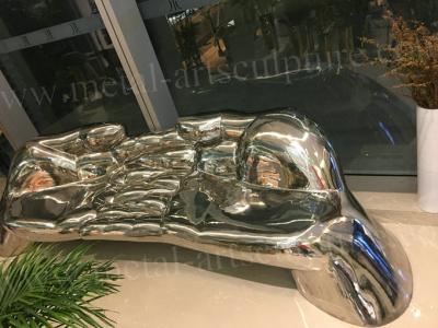 China Stainless Steel Famous Abstract Sculptures Size Customized For Shopping Mall for sale
