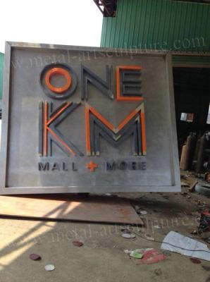 China School Large Outdoor Statues Welding / Handmade Modern Metal Wall Sculpture for sale