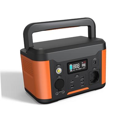 China Outdoor power supply 500w portable power station with solar panel Li-ion 508Wh for sale