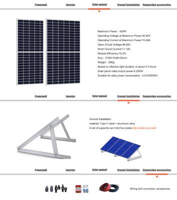 China MPPT Solar Charge Controller 10kw 5kw Hybrid Inverter Panel All In One System With Energy Storage Battery for sale