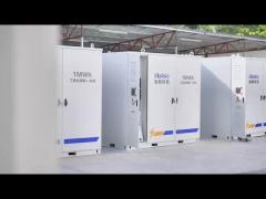 Recipiente de armazenamento solar da bateria do sistema de bateria 1MWH do armazenamento 1000KWH BESS Hybrid 20ft