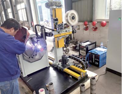 China MH-P02 PLC Circular Seam Welding System 10 Inch Touch Screen 50 Welding Programs 400A TIG Torch for sale