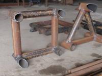 China Large Diameter Round Pipe Plasma Profile Cutting Machine 3D Bevel Torch 6000Kg Loading for sale