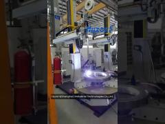 plane workpiece automatic arc welding machine with water cooling technology