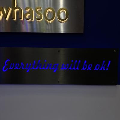 China Store Coffee Shop Led Sign Backlighting Purple Lighting CE RoHS for sale