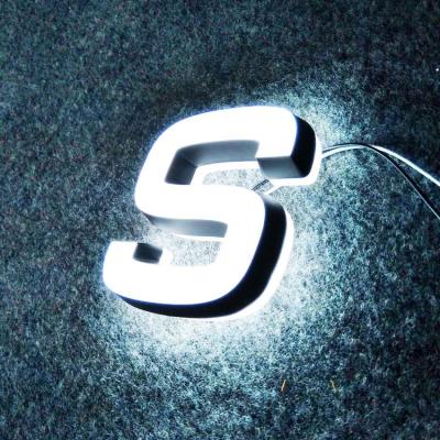 China 10-30cm Coffee Shop Led Light Sign Front Lit Channel Letters for sale