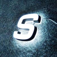 China 3d 12v LED Acrylic Letters Custom Car Logo for sale