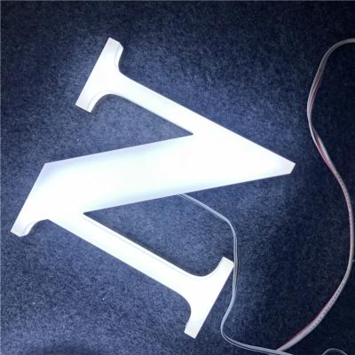 Cina 12mm Acrylic Company Logo Wall Sign Aluminum Channel segna l'anti ruggine con lettere in vendita
