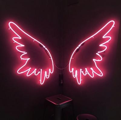 China Acrylic LED Neon Sign Wall Mount Pink Neon Light Sign 12VDC for sale