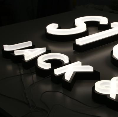Cina Il laser su ordinazione all'aperto ha tagliato il bordo HIGHSPAN di Logo Signs Light Up Sign del metallo in vendita