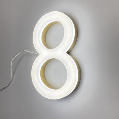 China Windproof 3D Acrylic Front Lit Sign Board 50000 Hours Lifetime for sale