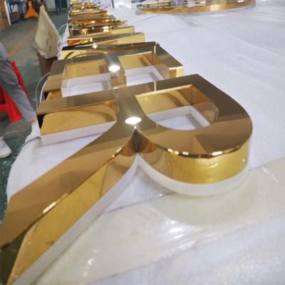 Cina Profondità fabbricata del segno 3cm-15cm della lettera di logo 3D della vendita al dettaglio in vendita