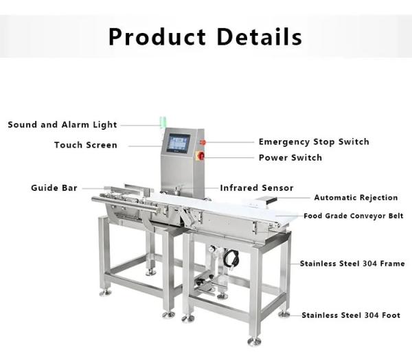 Quality Touch Screen Small Combination Checkweigher Metal Detector For Food Industry for sale