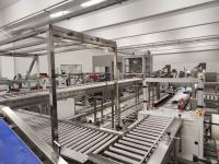 China Stainless Steel Bread Packaging Line 220V Automatic Bread Processing Line for sale