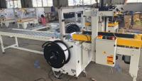 China Automatic Case Folding Sealing Strapping Machine Electric Driven Type For Packaging for sale