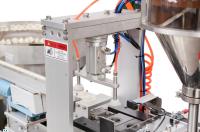 China Linear Coffee Capsule Filling And Sealing Machine With Nitrogen Flushing Function for sale