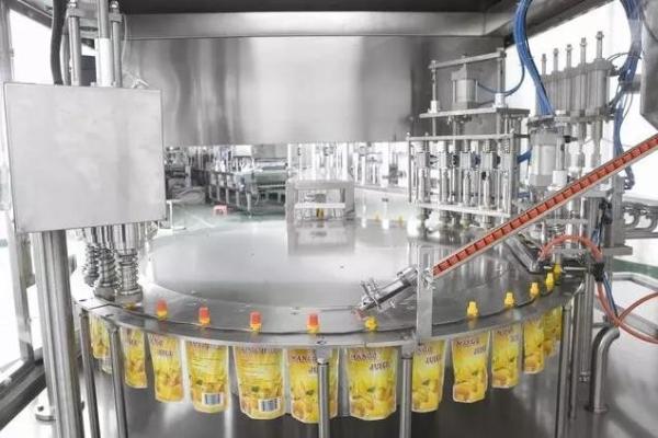Quality PLC Controlled Spout Pouch Filling Machine 50-500ml Filling Volume 3.5KW Power for sale