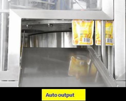 Quality Automatic Rotary Spout Standup Pouch Filling Capping Machine For Juice for sale