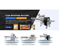 China 3.1kw Hffs Horizontal Flow Wrapping Machine Dumpling Processing Factory Dedicated for sale