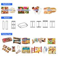 China Bread Cake Horizontal Flow Wrapping Machine Down Paper Flow Packing Machine for sale