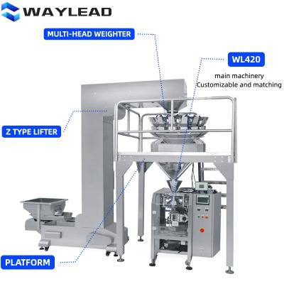 China Nut and candy snack processing factories preferred big vertical packing machines for sale