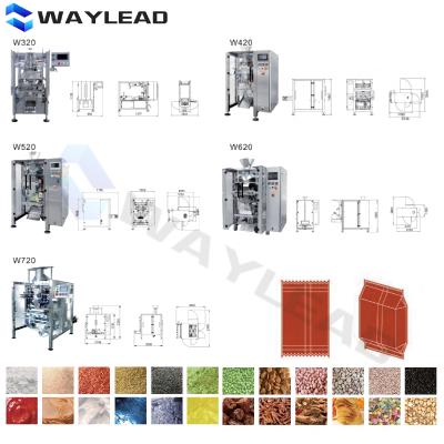 China Vertical Form Fill Seal Machine Packaging Solutions For Food Processing Granules Liquids Powders for sale