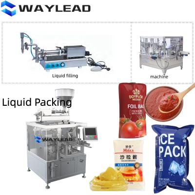 China High Speed Servo-Driven Rotary Premade Pouch Packing Machine for Leak-Proof Doypack Packaging for sale